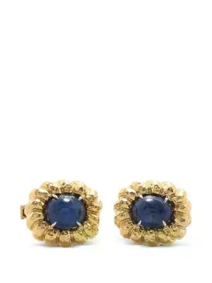 David Webb Sapphire Cufflinks - Gold