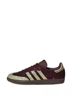Adidas Samba Og Rhinestone Sneakers - Red