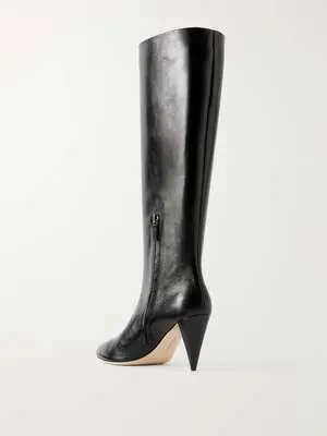 Victoria Beckham Maverick 80 Leather Knee Boots
