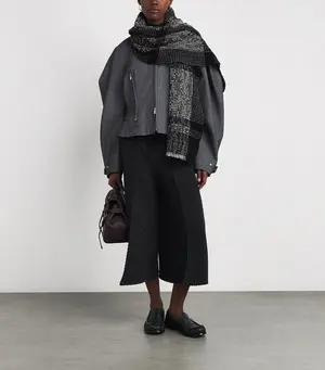 Issey Miyake Wool-cashmere Bumpy Wool Scarf