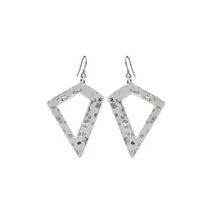 TOOLALLY Kite Earrings - Fleck Silver