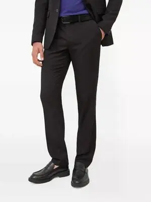 Sisley Belt-loops Tailored Trousers - Black