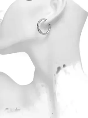 Guess Crystal-embellished Hoop Earrings