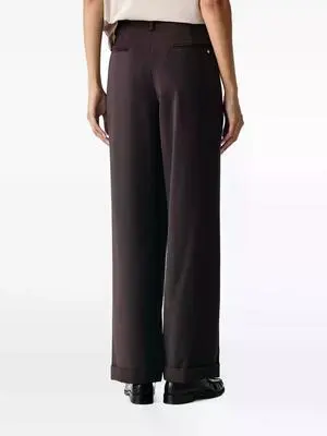 Armani Exchange Pleated Turn-up Trousers