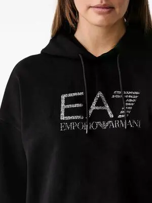 EA7 Logo-print Hoodie