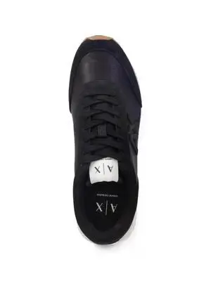 Armani Exchange Logo-patch Panelled Sneakers