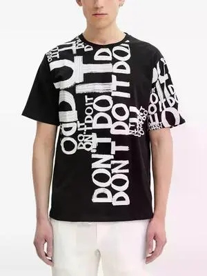 Desigual Word-print T-shirt - Black