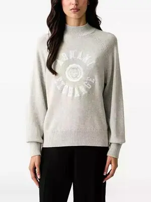 Armani Exchange Logo-embroidered High-neck Sweater