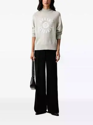 Armani Exchange Logo-embroidered High-neck Sweater
