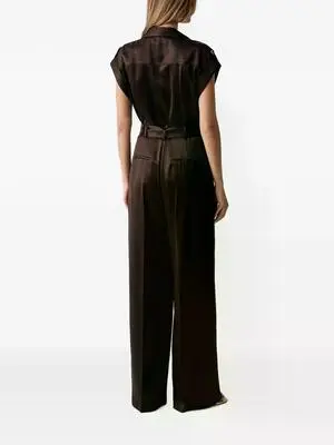 Guess Belted Cap-sleeve Jumpsuit