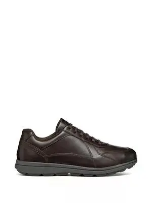 Geox Spherica™ Ec12 Lace-up Leather Sneakers - Brown