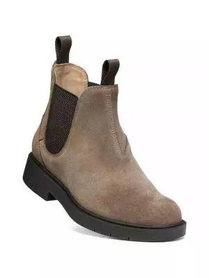 Geox Spherica Ec1 B Suede Chelsea Boots - Brown