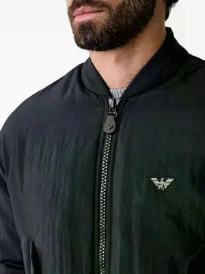 Emporio Armani Logo-patch Bomber Jacket