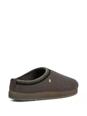 EMU AUSTRALIA Tay Felt Comfort Embroidered-trim Slippers
