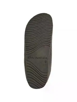 EMU AUSTRALIA Tay Felt Comfort Embroidered-trim Slippers