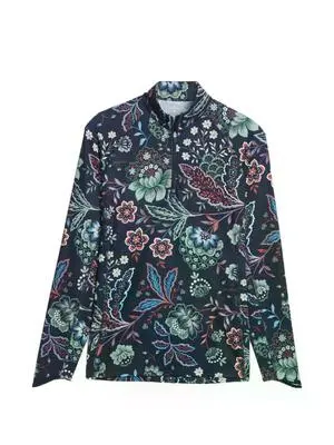 PUMA X Liberty Floral-print Quarter-zip Pullover