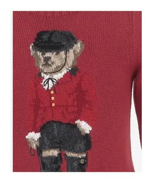 Polo Ralph Lauren Polo Bear Puff-sleeve Sweater