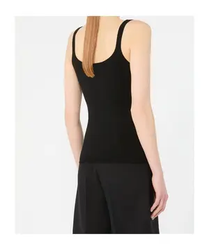 Max Mara Sleeveless Wool Yarn Sweater