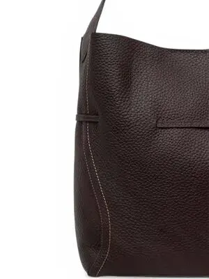 GIANNI CHIARINI Sienna Grained-leather Drawstring Shoulder Bag