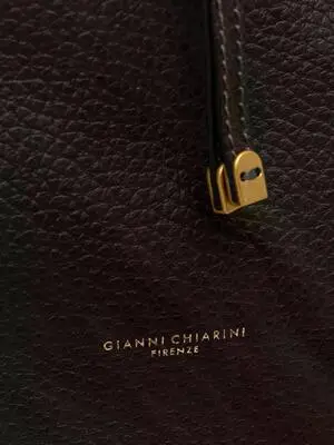 GIANNI CHIARINI Sienna Grained-leather Drawstring Shoulder Bag
