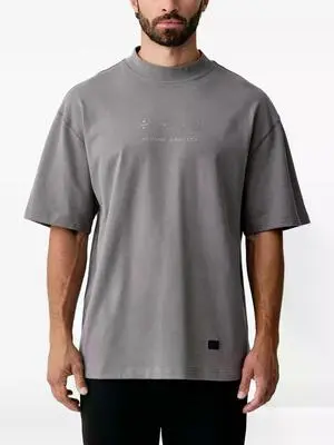 EA7 Beyond Gravity Graphic-print T-shirt - Grey
