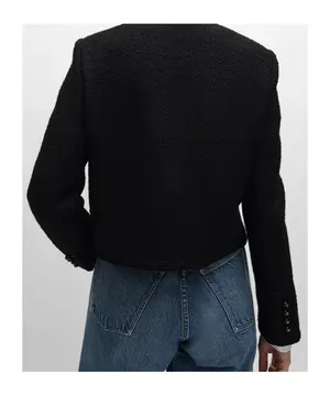 Celine Chasseur Jacket In Wool Natt
