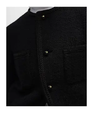 Celine Chasseur Jacket In Wool Natt