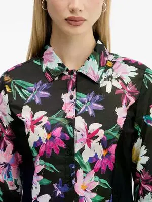Desigual Floral-panelled Shirt