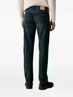 Armani Exchange Faded Whiskered Jeans