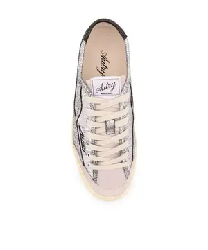 AUTRY Cracked-look Low-top Sneakers