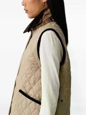 Barbour Darwen Quilted Corduroy-collar Gilet