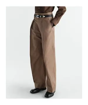 LEMAIRE Rounded Pants In Polycotton Twill