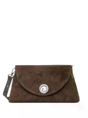 COCCINELLE Medium Nikla Suede Shoulder Bag - Brown