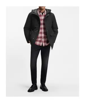 Hugo Boss Mid-length Hooded Parka-style Puffer Jacket
