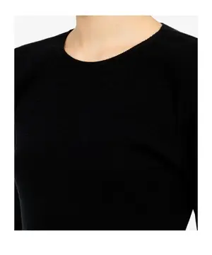MAISON MARGIELA Ribbed-knit Long-sleeve Top