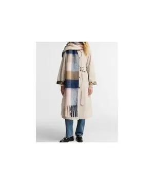 Barbour Color-block Plaid Scarf