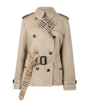 Burberry Short Doublebreasted Coat - No