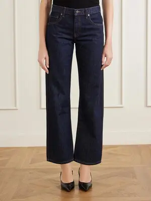 Khaite Mid-rise Straight-leg Jeans
