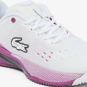 Lacoste Purple Mesh Tennis Shoes
