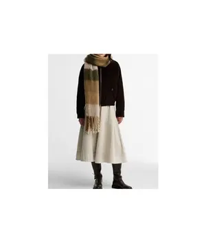 Barbour Color Block Plaid Scarf