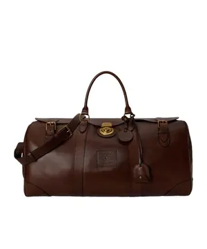 Polo Ralph Lauren Large Cowhide Tote Bag - Brown