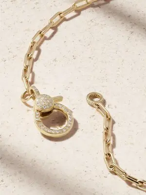 Ileana Makri 14-karat Gold Diamond Necklace