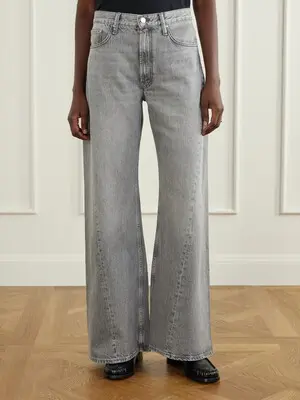 MOTHER High-rise Wide-leg Jeans