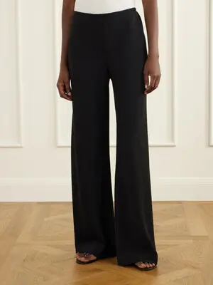 Staud Crepe Wide-leg Pants