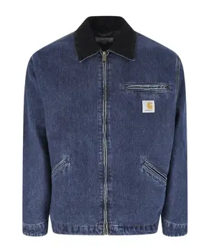 Carhartt Work In Progress Og Detroit Denim Jacket - Blue