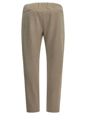 Herno Elasticated Waist Straight-leg Trousers