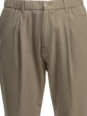 Herno Elasticated Waist Straight-leg Trousers