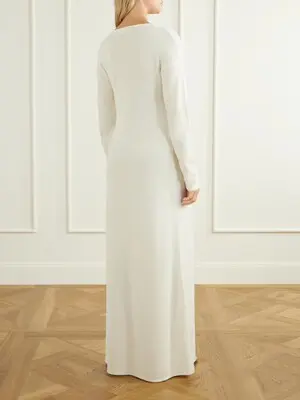 RUOHAN Silk-chenille Maxi Dress
