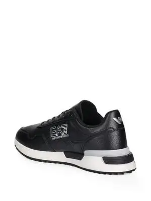EA7 Logo-detail Panelled Sneakers