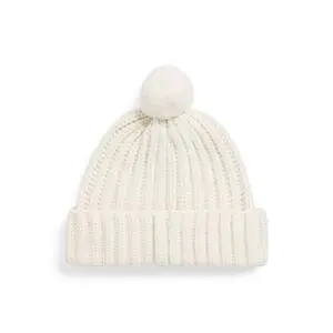 Polo Ralph Lauren Bear Rib Pom Pom Beanie
